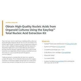 Extract Nucleic Acids from Organoid Cultures with EasySep™
